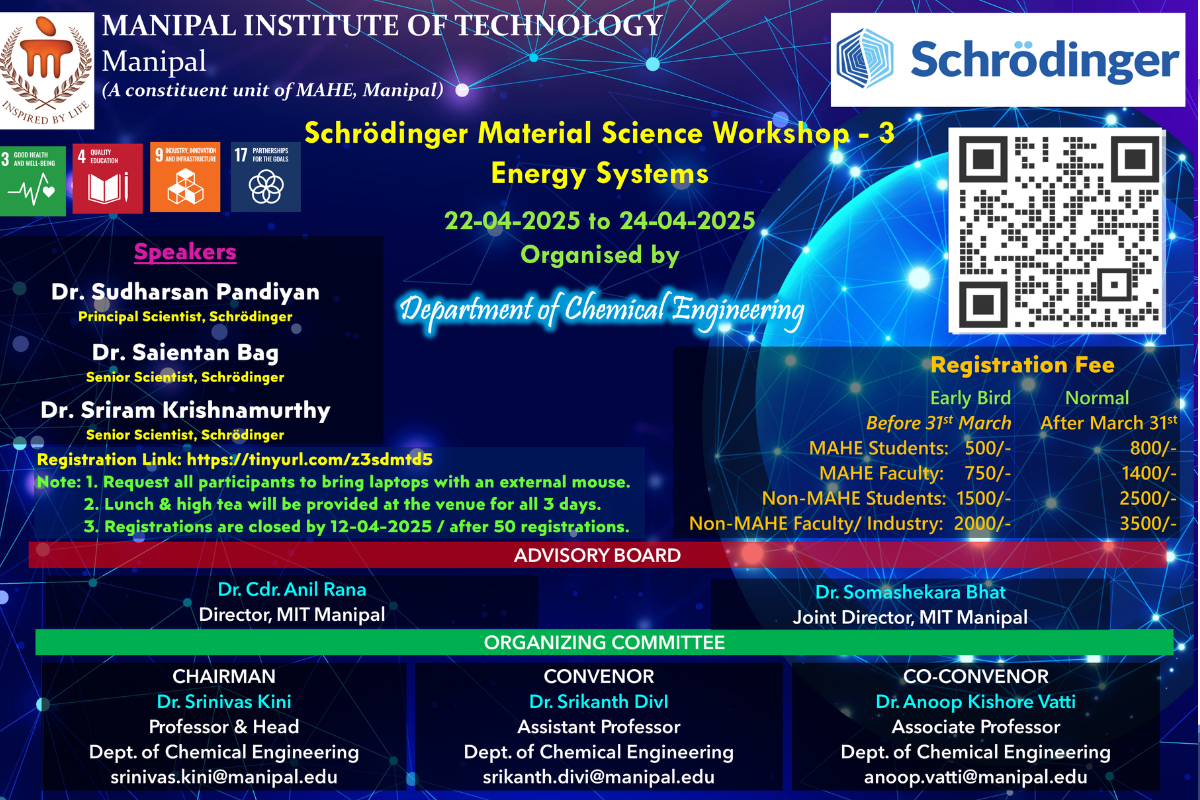 Schrödinger Material Science Workshop 3 Energy Systems